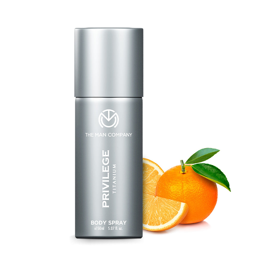 Body Spray | Privilege Titanium | The Man Company