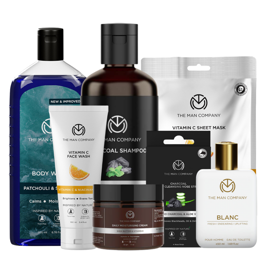 30-Day Men's Grooming Kit Online - The Man Company