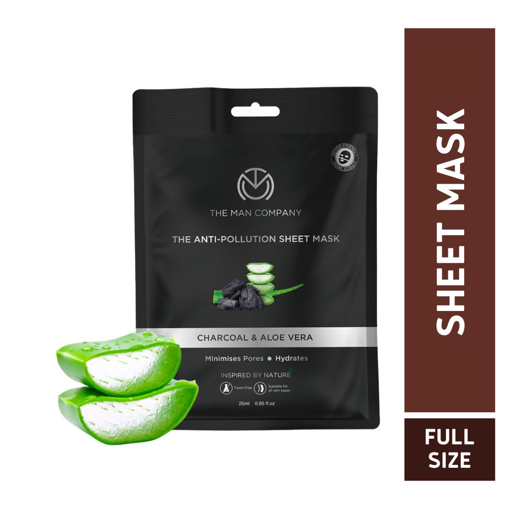 Buy Anti Pollution Sheet Mask for Men Online - The Man Company