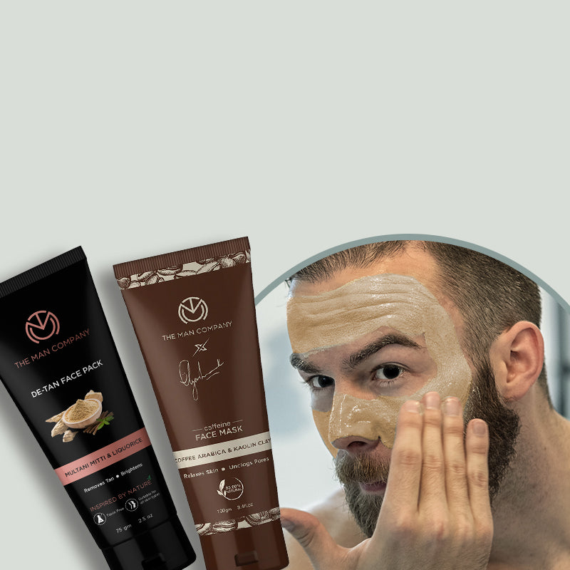 Face Mask for Men | Buy Face Pack Online | The Man Company