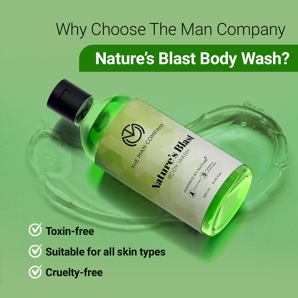 Nature’s Blast Body Wash (200ml) – The Man Company