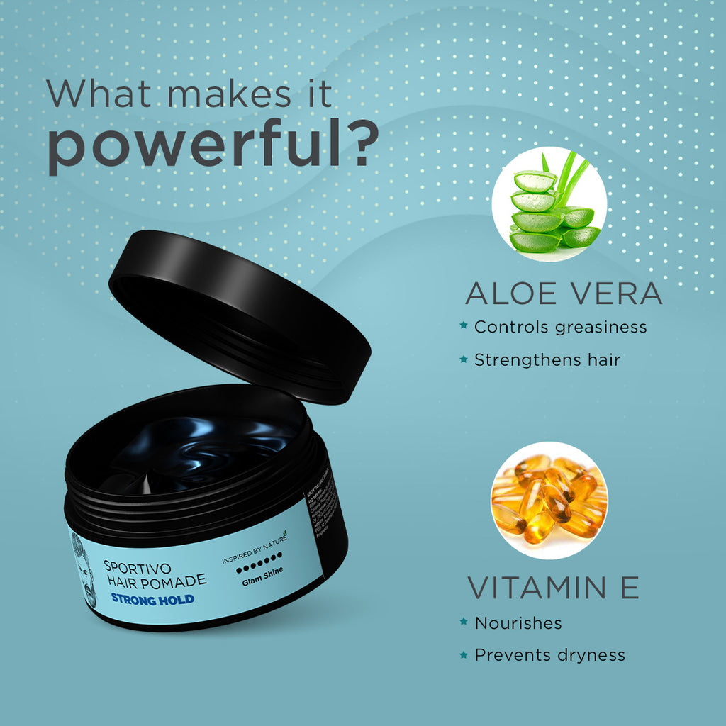 Hair Styling Pomade| Hair Wax For Men | The Man Company