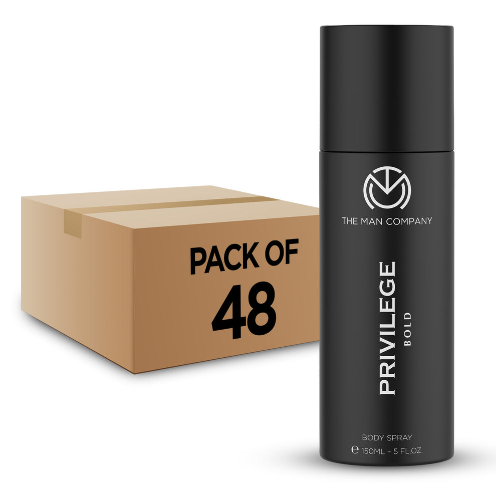 Privilege Bold Body Spray - Bulk Buy – The Man Company