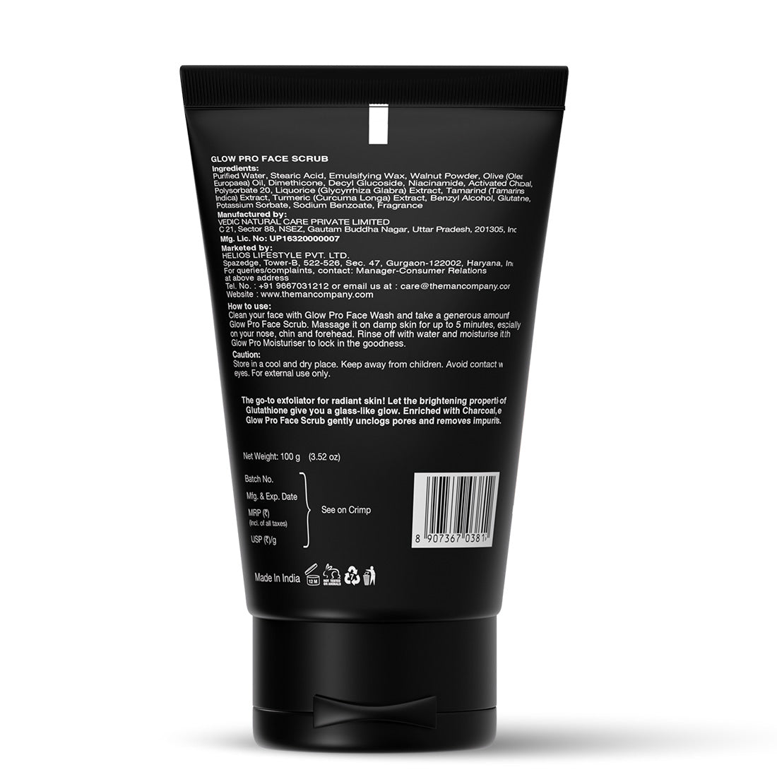 Buy Glow Pro Face Scrub for Salon like Cleanse | The Man Company