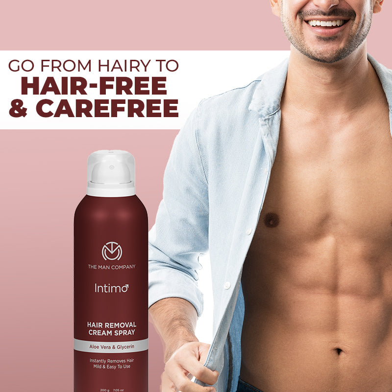 Intimo Hair Removal Spray for Men – The Man Company