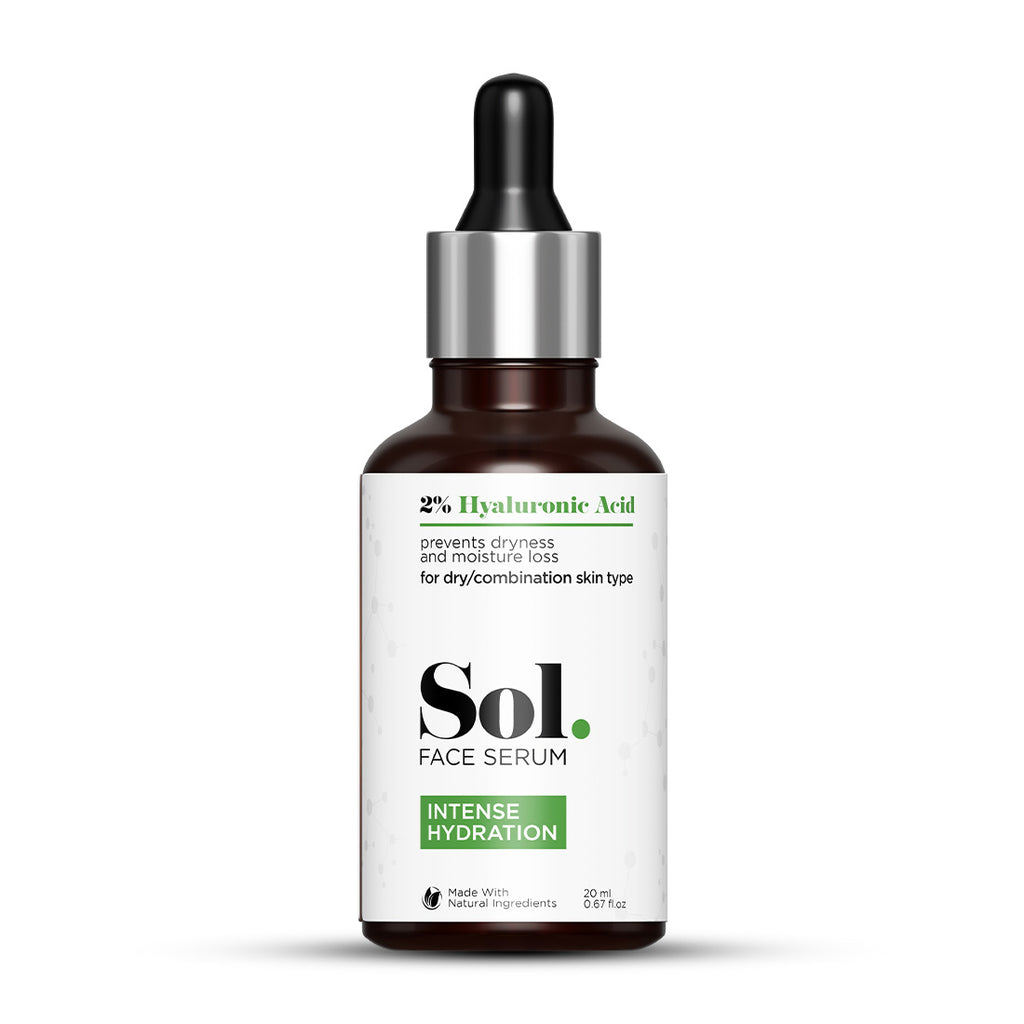 Sol. 2% Hyaluronic Acid Intense Hydration Face Serum | Sol – The Man ...