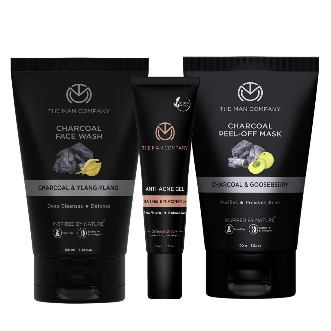 Peel Off Mask for Men | Charcoal Face Pack – The Man Company