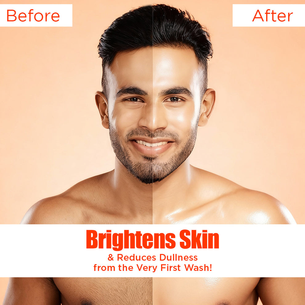 Buy Vitamin C & Niacinamide Face Wash (100 ml) Online for Men – The Man ...