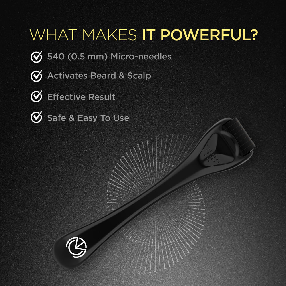 Derma Roller for Beard and Hair Care – The Man Company