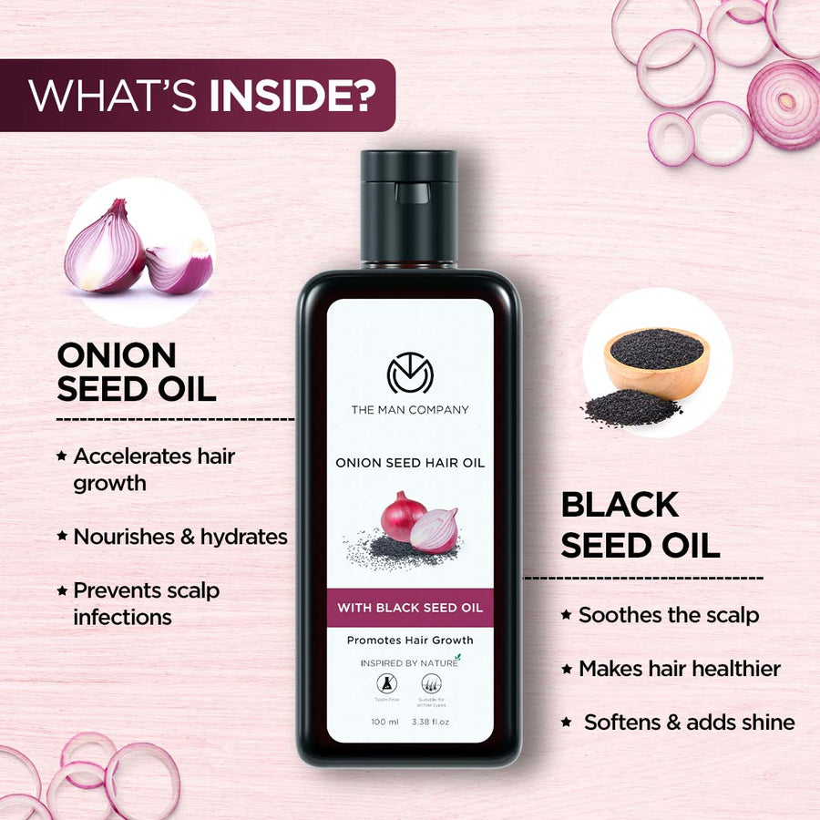 Best Men's Hair Oil | Onion Hair Oil - Hair Growth Oil For Men | The ...