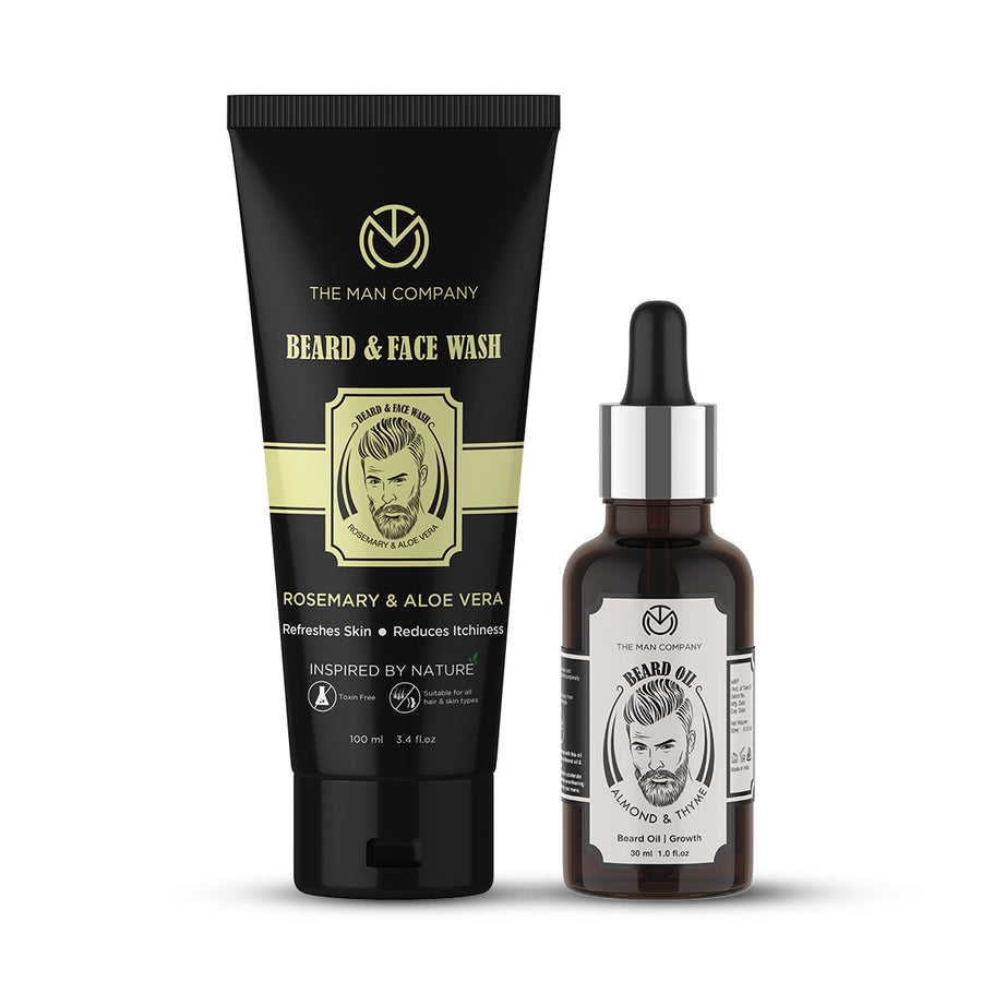 Beard & Face Wash | Beard Shampoo | Beard Conditioner - The Man Company