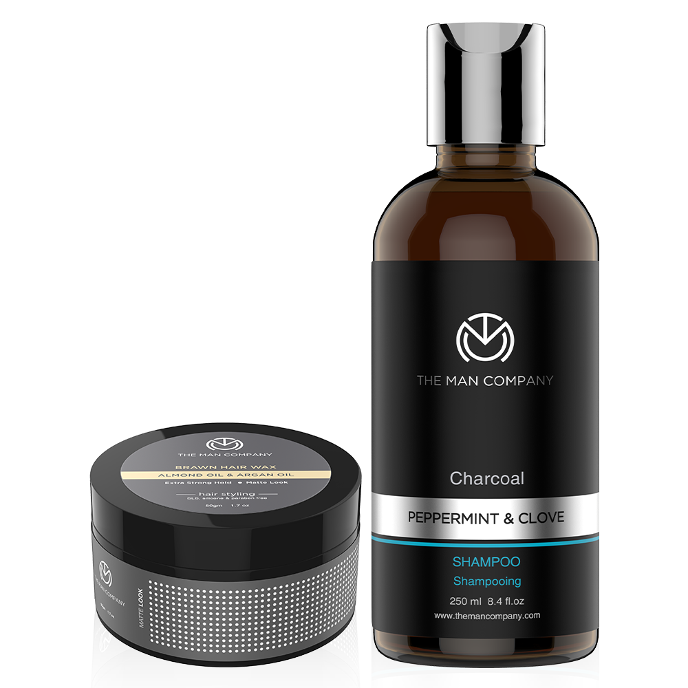 Buy Hair Day Kit for Men Online (Brawn Hair Wax & Shampoo) – The Man ...