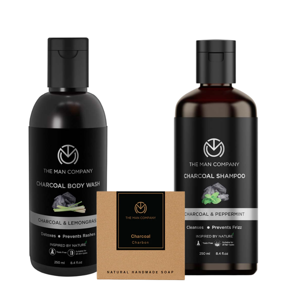 Charcoal Detox For Men - Buy Charcoal Detox Trio | The Man Company